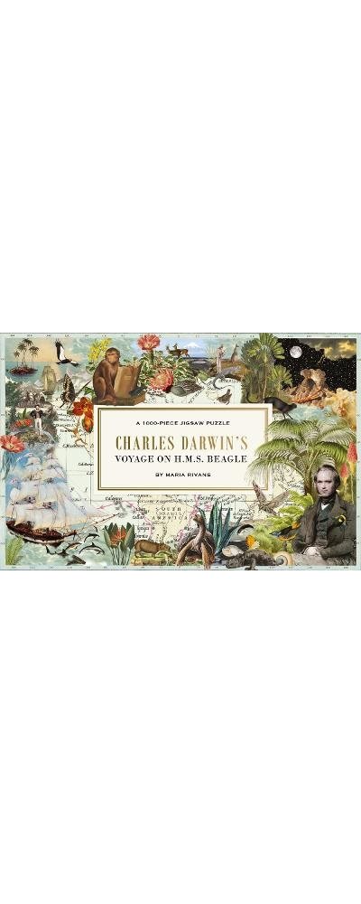 Pussel Charles Darwin's Voyage 1000 bitar - Naturbutiken