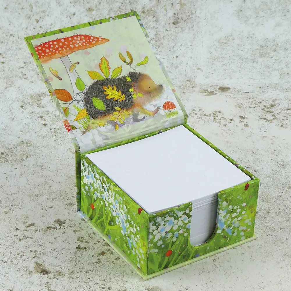 Hedgehog Memo Box - Naturbutiken