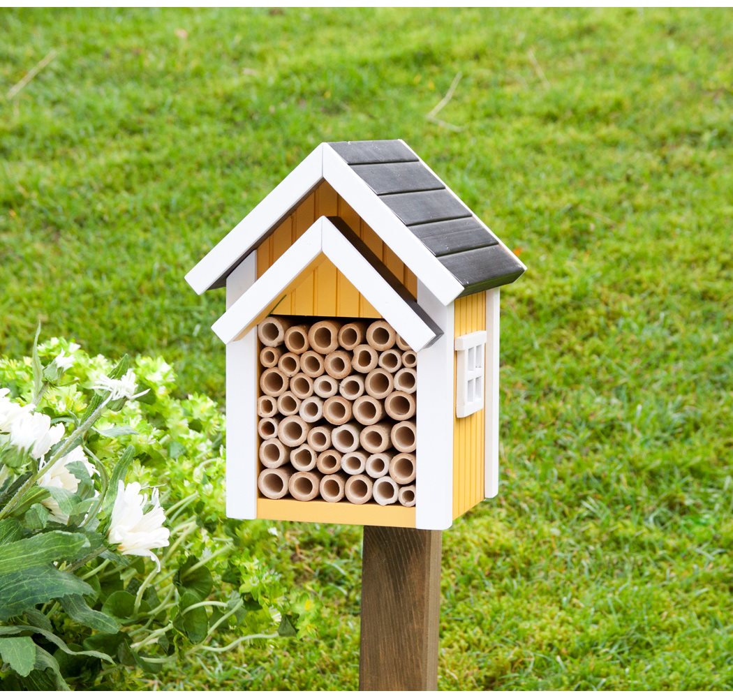 Nestbox for Bees - Yellow - Naturbutiken