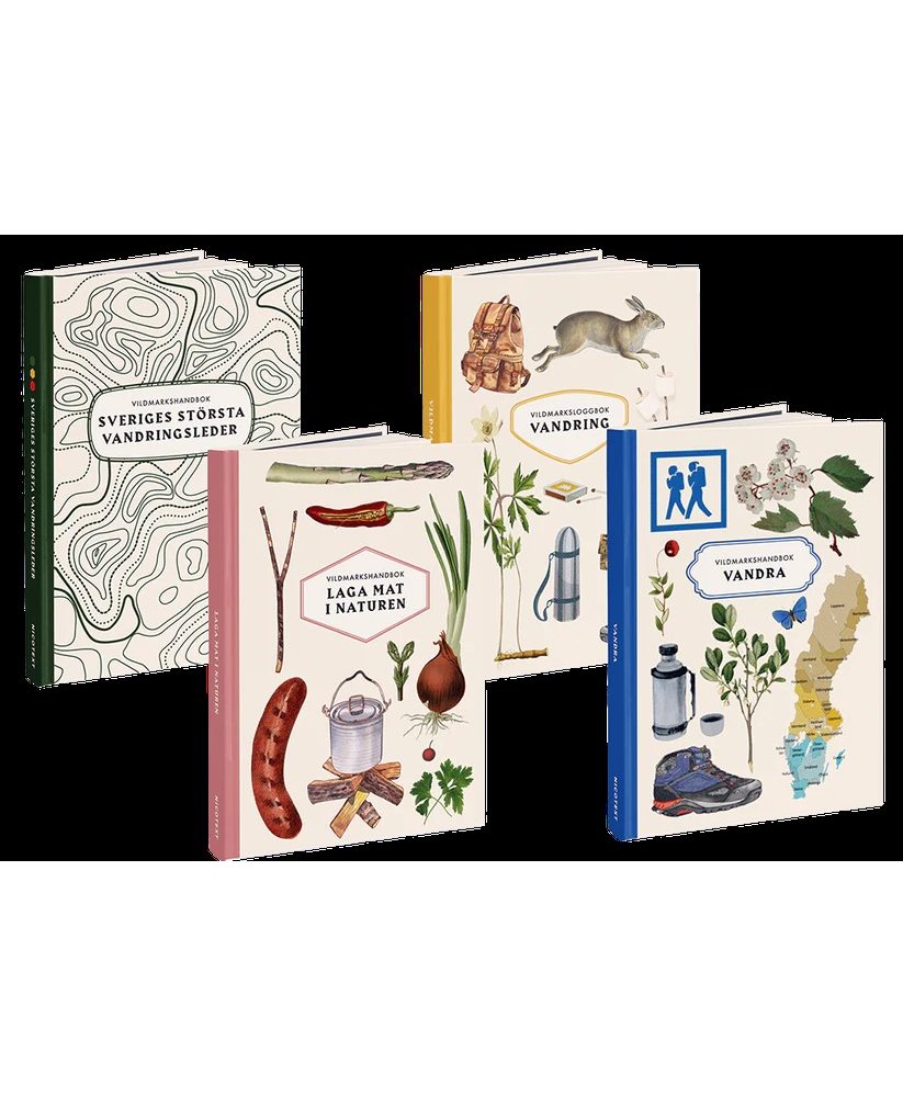 Vildmarkshandböcker : Vandra, Laga - Naturbutiken