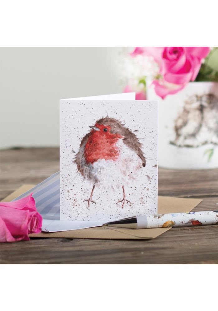 'Jolly Robin' enclosure card - Naturbutiken