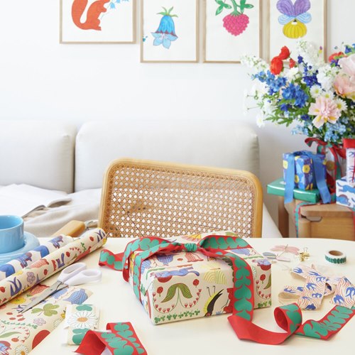 Presentpapper Midsommar Magic - Naturbutiken