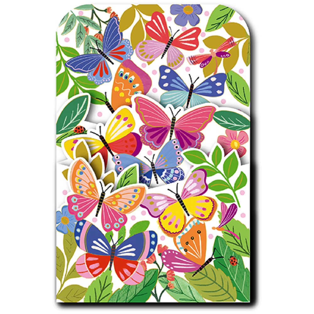 Card Happy Pop Up Butterfly - Naturbutiken