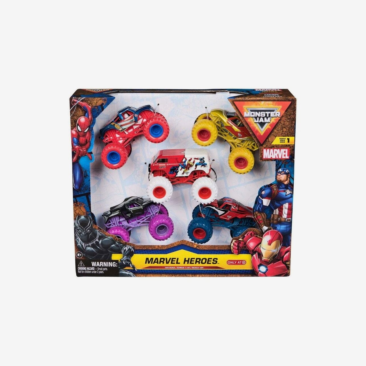 Monster Jam Marvel 5-pack - Simbadusa